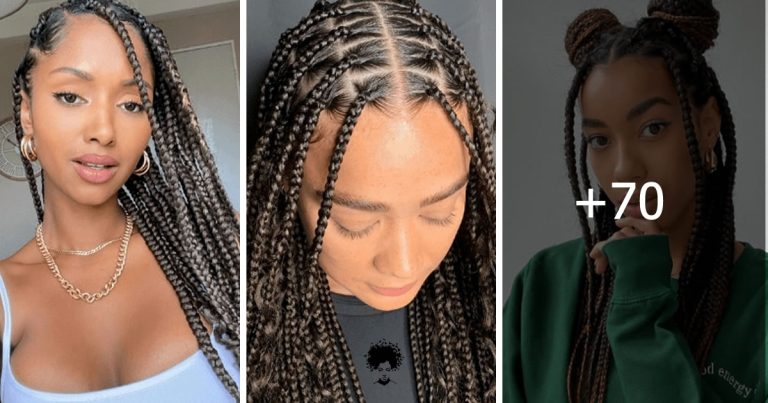 70 Photos: Ensure You Always Look Beautiful With These Knotless Box ...