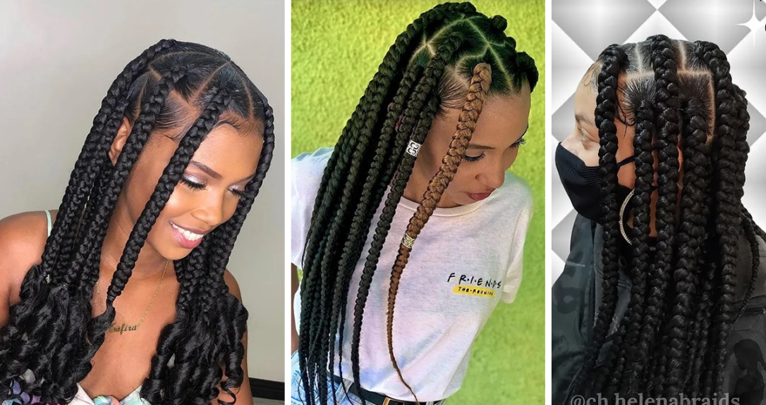 27+ Most Trending Big Box Braids Hairstyles For Women In 2023 – Braids ...