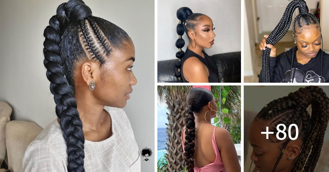 80+ PHOTOS: Perfectly Braided Ponytails: The Perfect Hairdo for Every ...