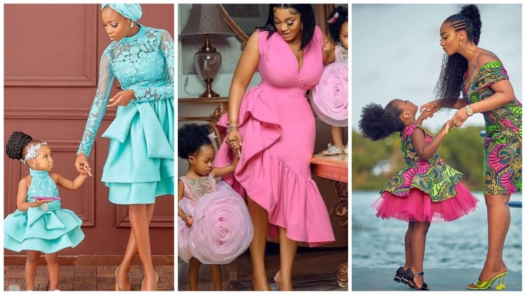 Charming Coordinated Outfits for Mother and Daughter – Braids for Women
