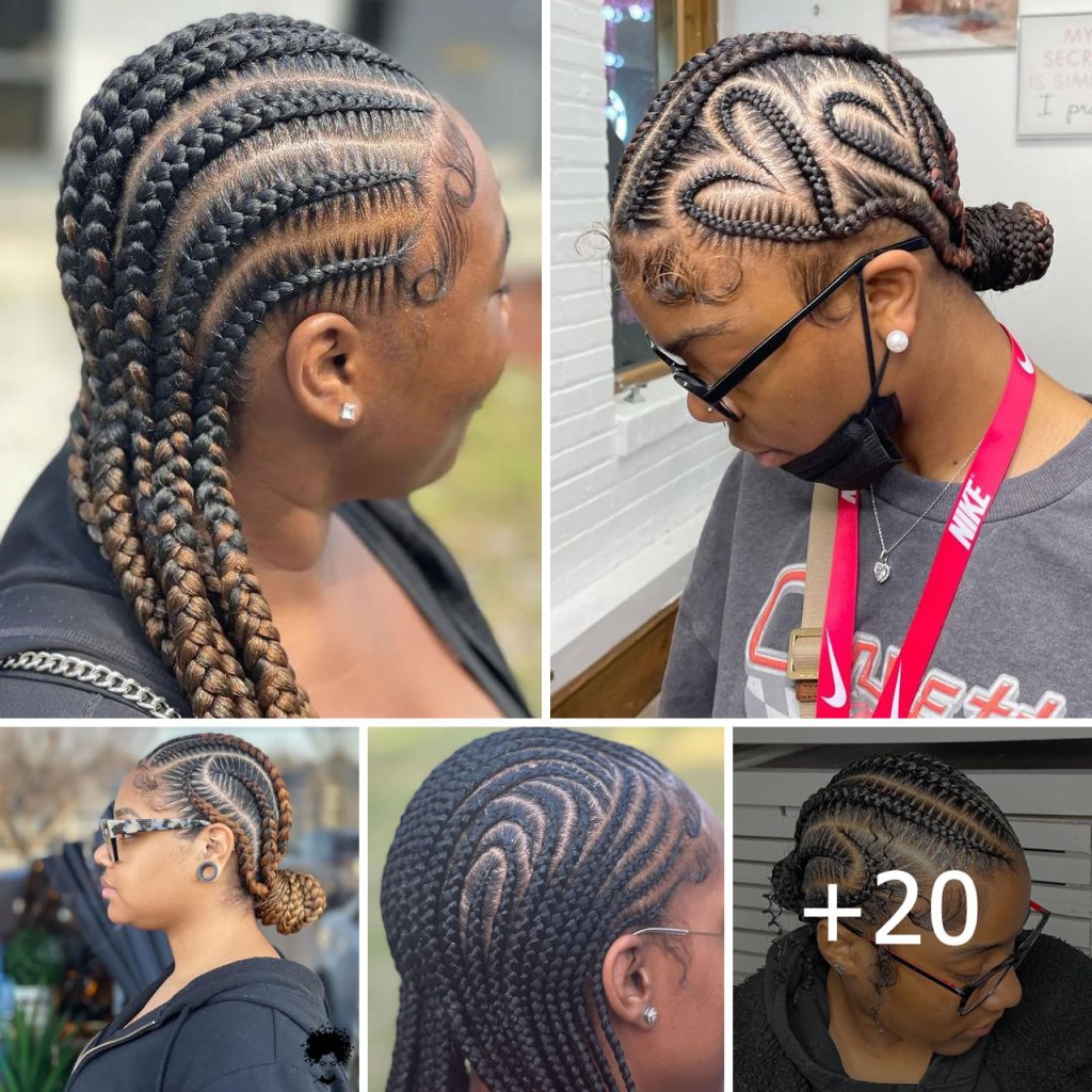 20 Beautiful and Sophisticated Cornrows Hairstyles for Ladies in 2023 ...