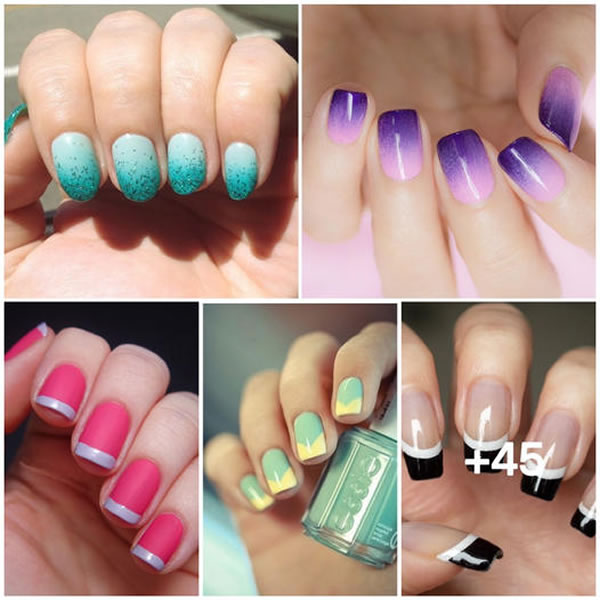 90+ Glamorous French Tip Nails Ideas – All About Pink! – Fashion ...