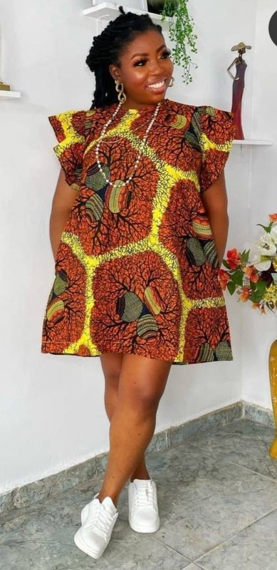 This contains an image of_ Beautiful Ankara short_y – Fashion Lifestyle ...