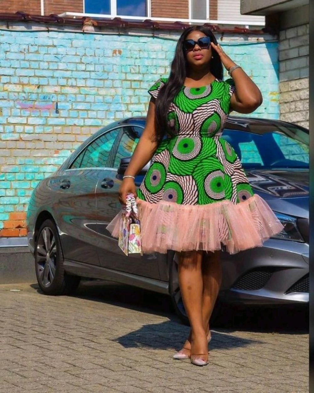 This contains an image of_ ankara short gown_yythkg - Fashion Lifestyle ...