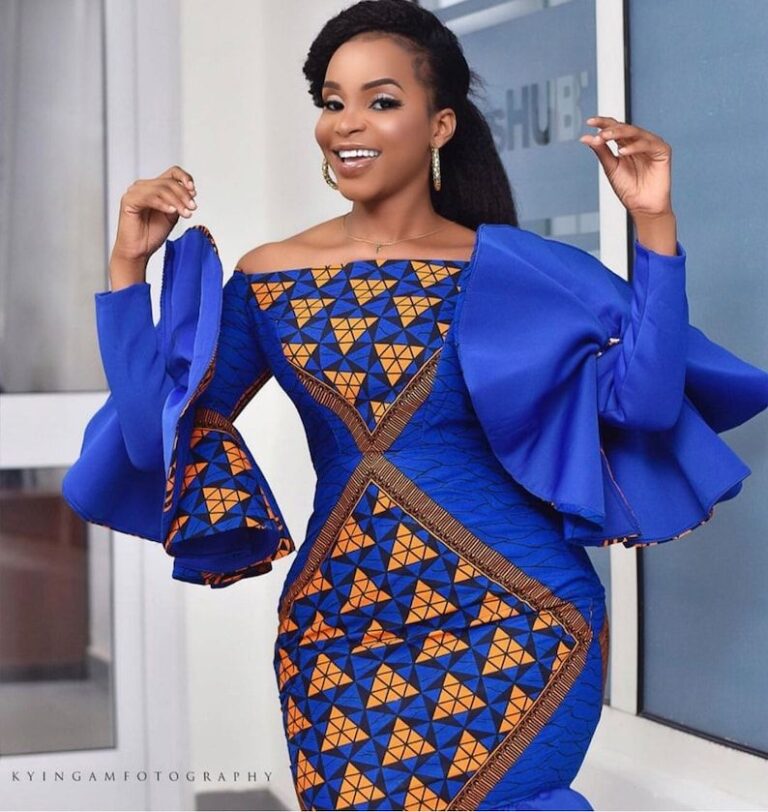 Pretty African Print Dress Ankra Dress Kitenge Dres – Fashion Lifestyle ...