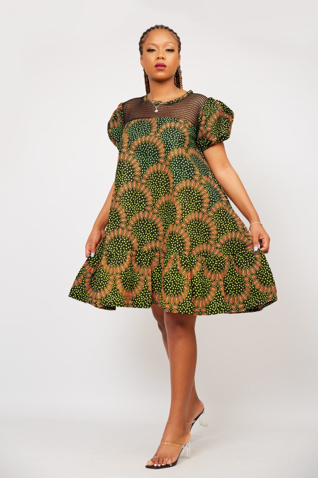 This contains_ WAA- Edwina Ankara Baby Doll Dress_y – Fashion Lifestyle ...
