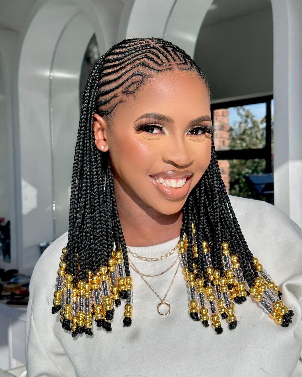 +76 PHOTOS: Cornrow braid designs + Knotless braids styles ‎ – Fashion Lifestyle Trends
