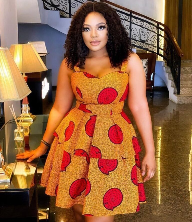 25 Beautiful Ankara Short Gown Style Ideas (3) - Fashion Lifestyle Trends