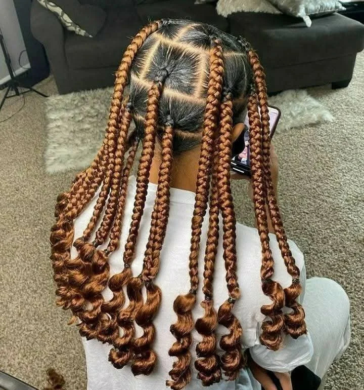 Luxury knotless braid ideas – Premium knotless braid patterns (20 ...