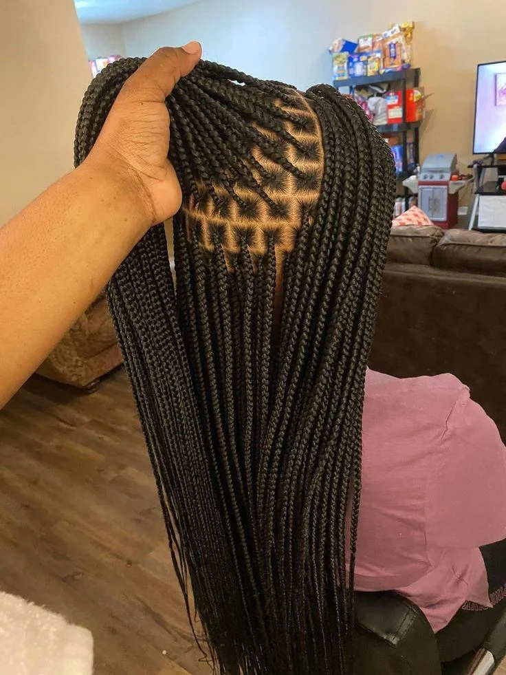 Luxury knotless braid ideas – Premium knotless braid patterns (9 ...