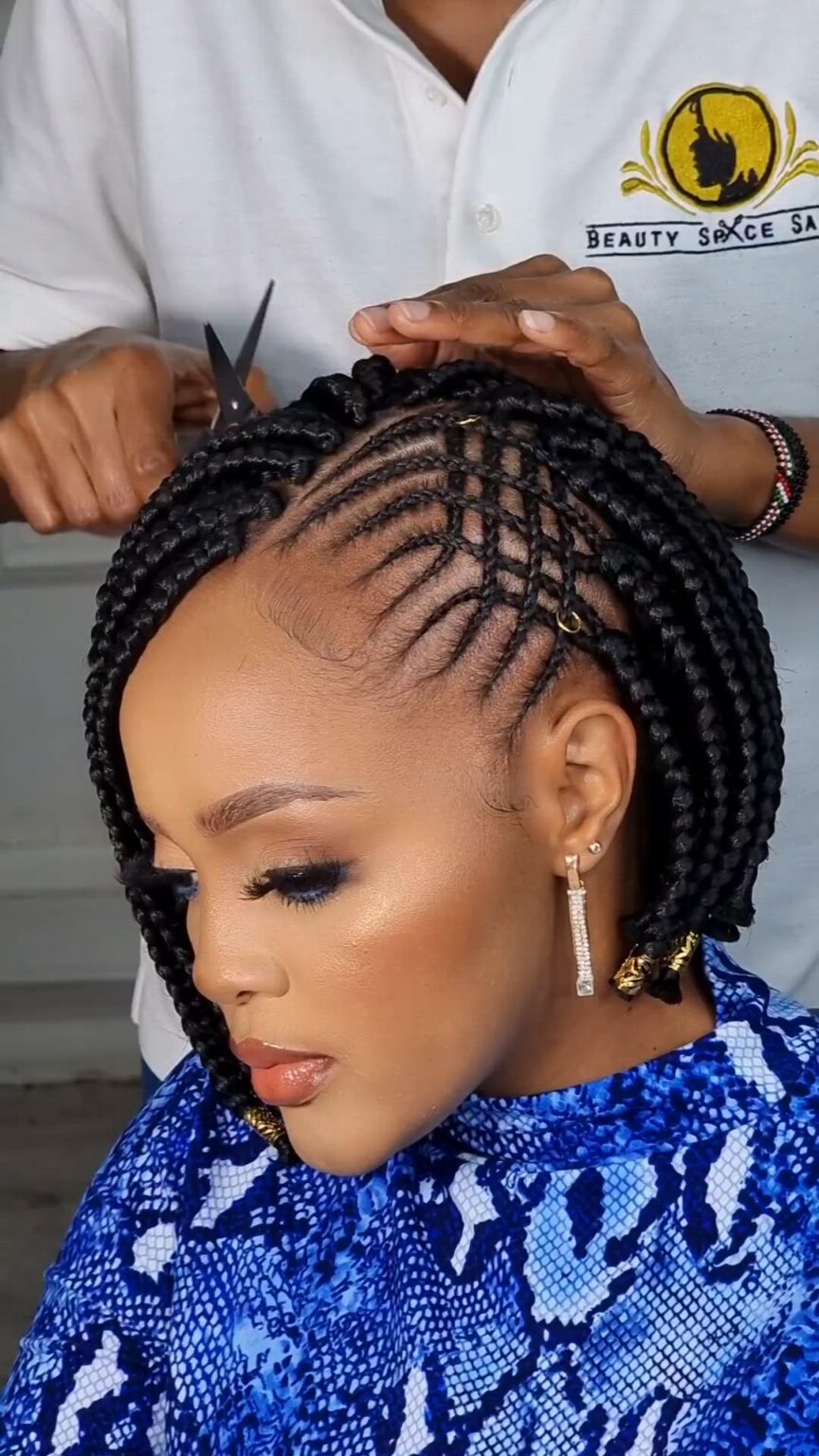 29 PHOTOS: Neat & Simple Knotless Braids Styles – Fashion Lifestyle Trends