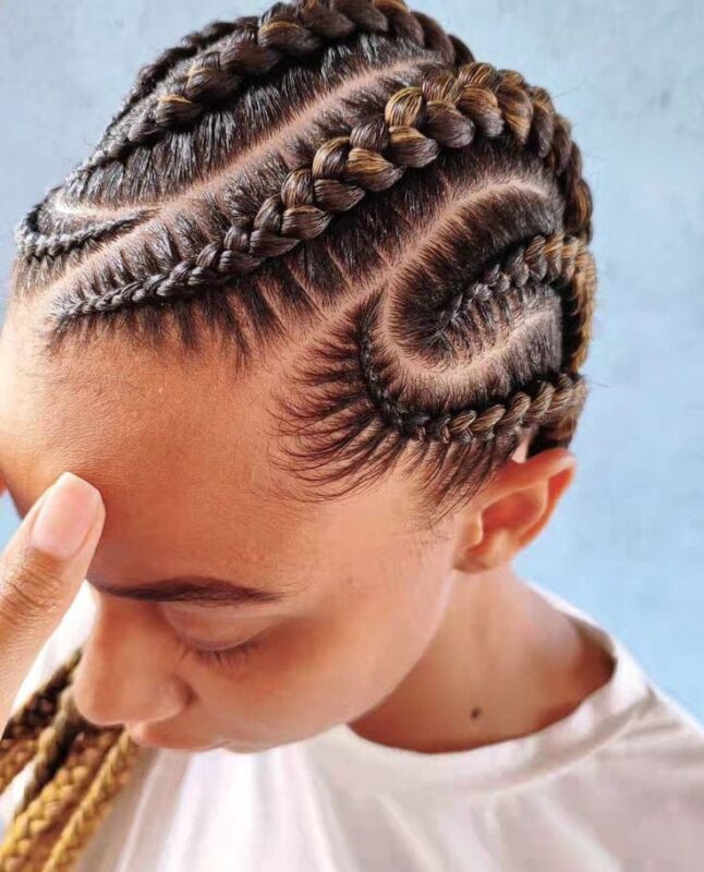 33 PHOTOS Cornrow braid designs + Box braids hairstyles (24) – Fashion ...